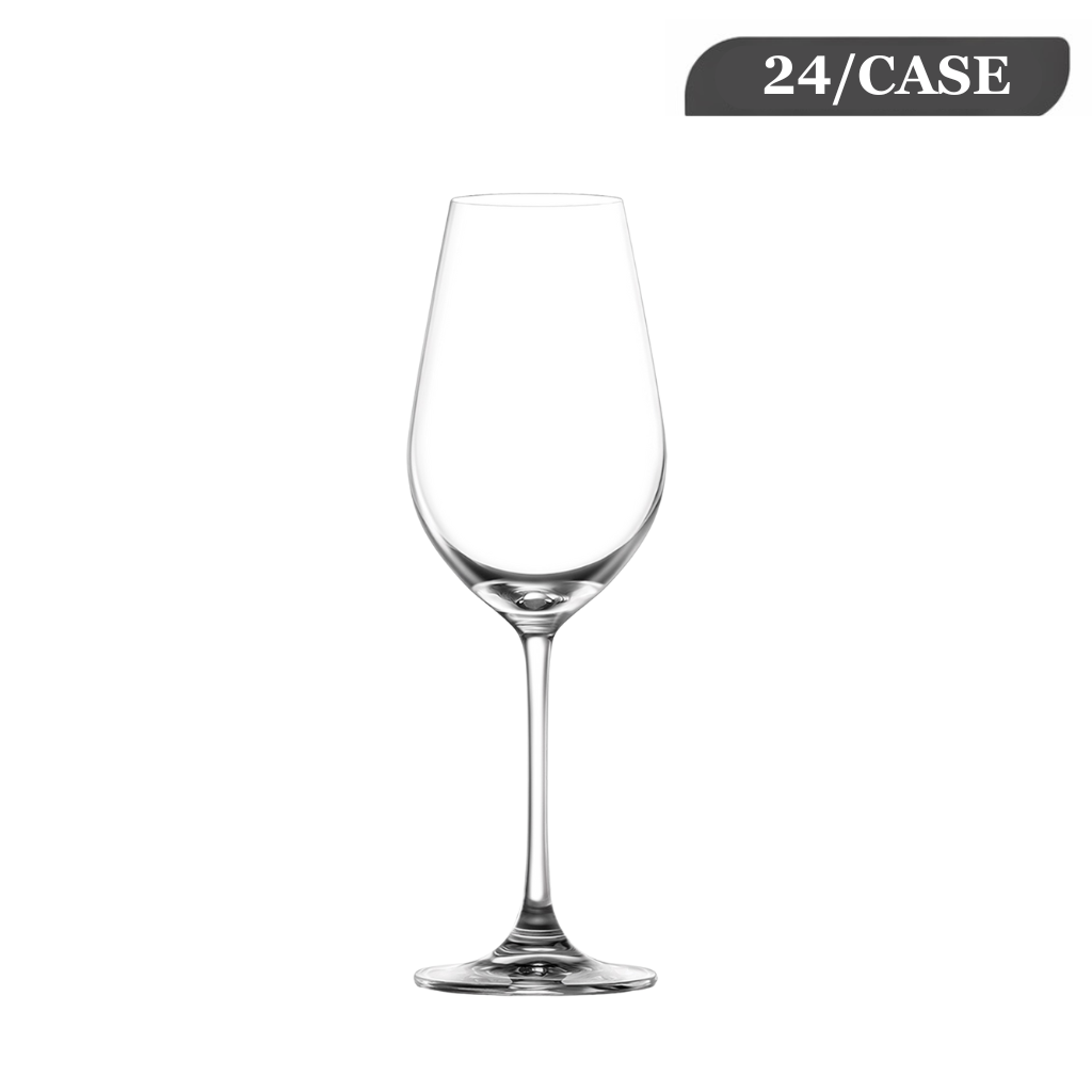 Lucaris Desire Crisp White Wine Glass – Titanium Crystal, 12.25 oz, 24 ...